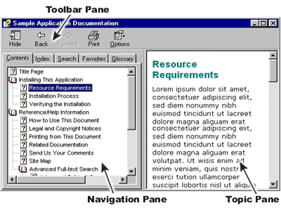 How to Use This HTML Help Document